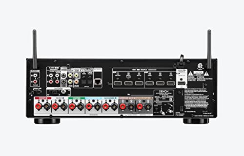 Denon AVR-S760H 7.2-Channel Home Theater AV Receiver 8K Video Ultra HD 4K/120 - (New 2021) (Renewed)