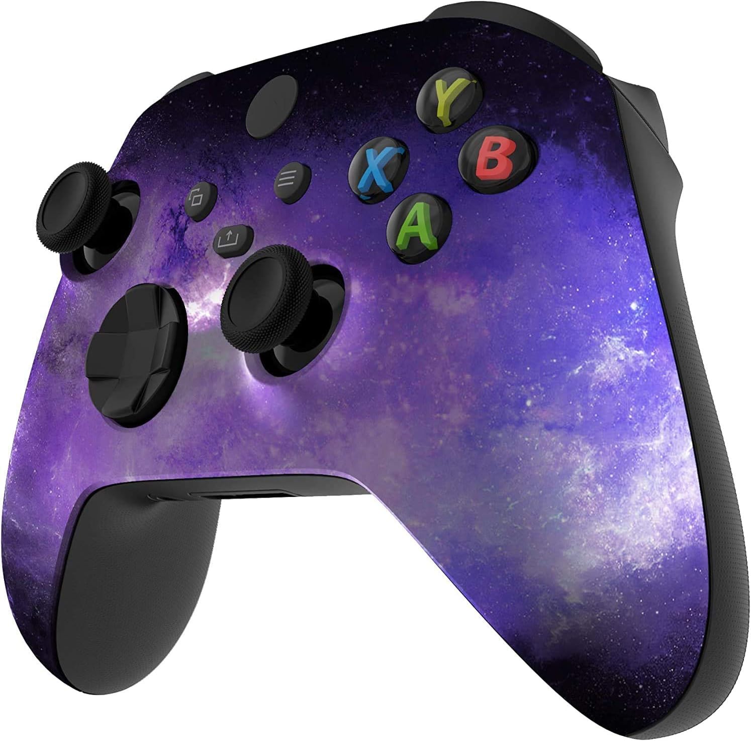 Custom Xbox Soft Touch Design Custom Gaming Controller -Soft Shell for Comfort Grip X for Microsoft Xbox (Galaxy)