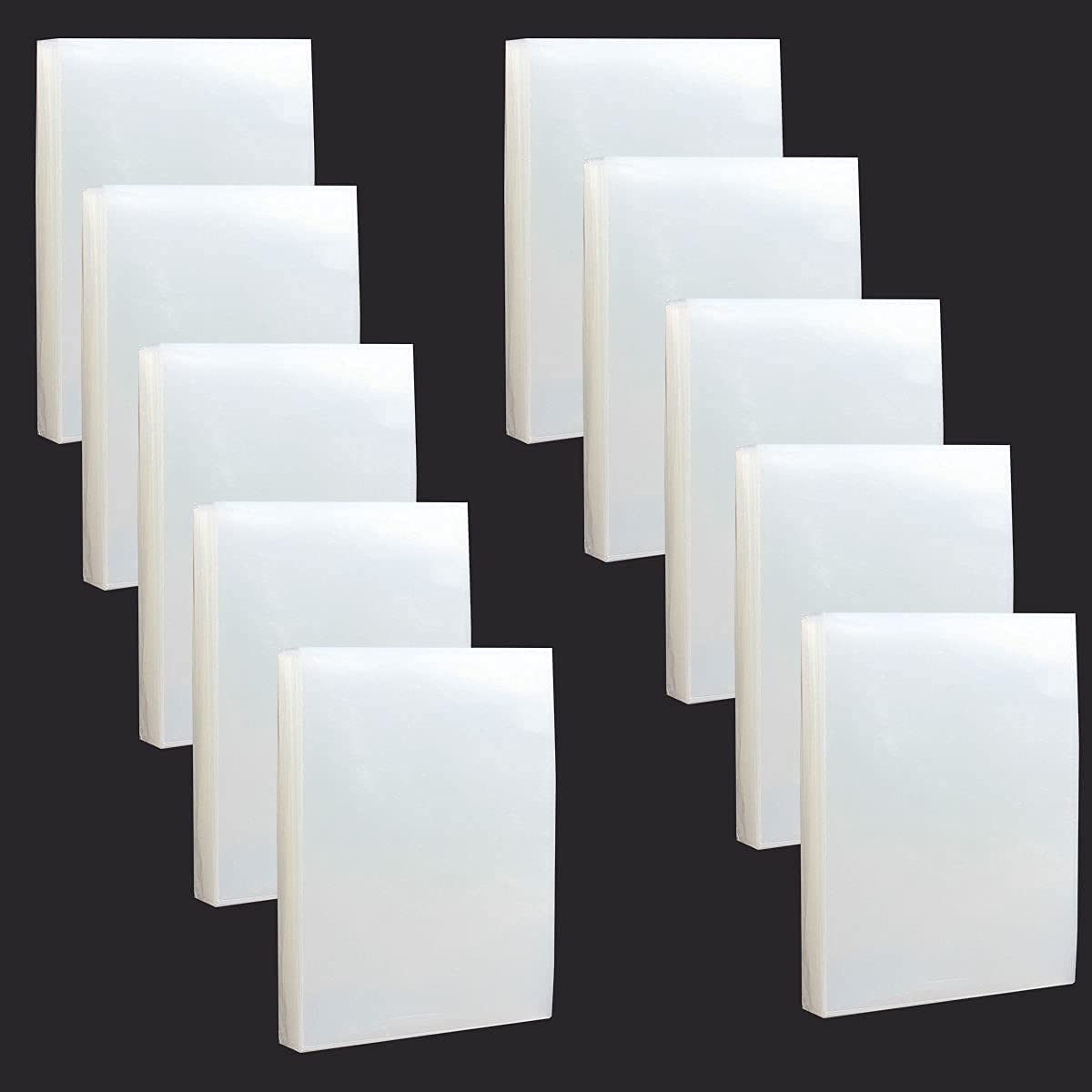 DECKEEP 500 Count Premium Thick Card Sleeves, 66 x 91 mm Clear Standard Card Protectors for Collectibles Trading Cards and Sports Cards