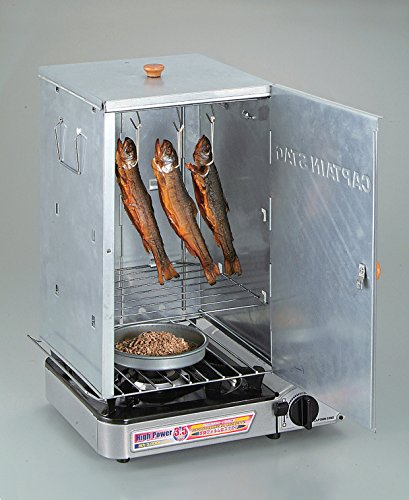 CAPTAIN STAG M-6547 Barbecue Smoker, Advanced Folding Smoker, Smoke Compatible