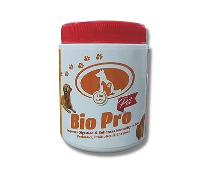 Pets Unique Blend of Prebiotics, Probiotics,Vitamins & Enzymes,Improves Digestion & Builds Immunity in Cats and Dogs 100 gm Each