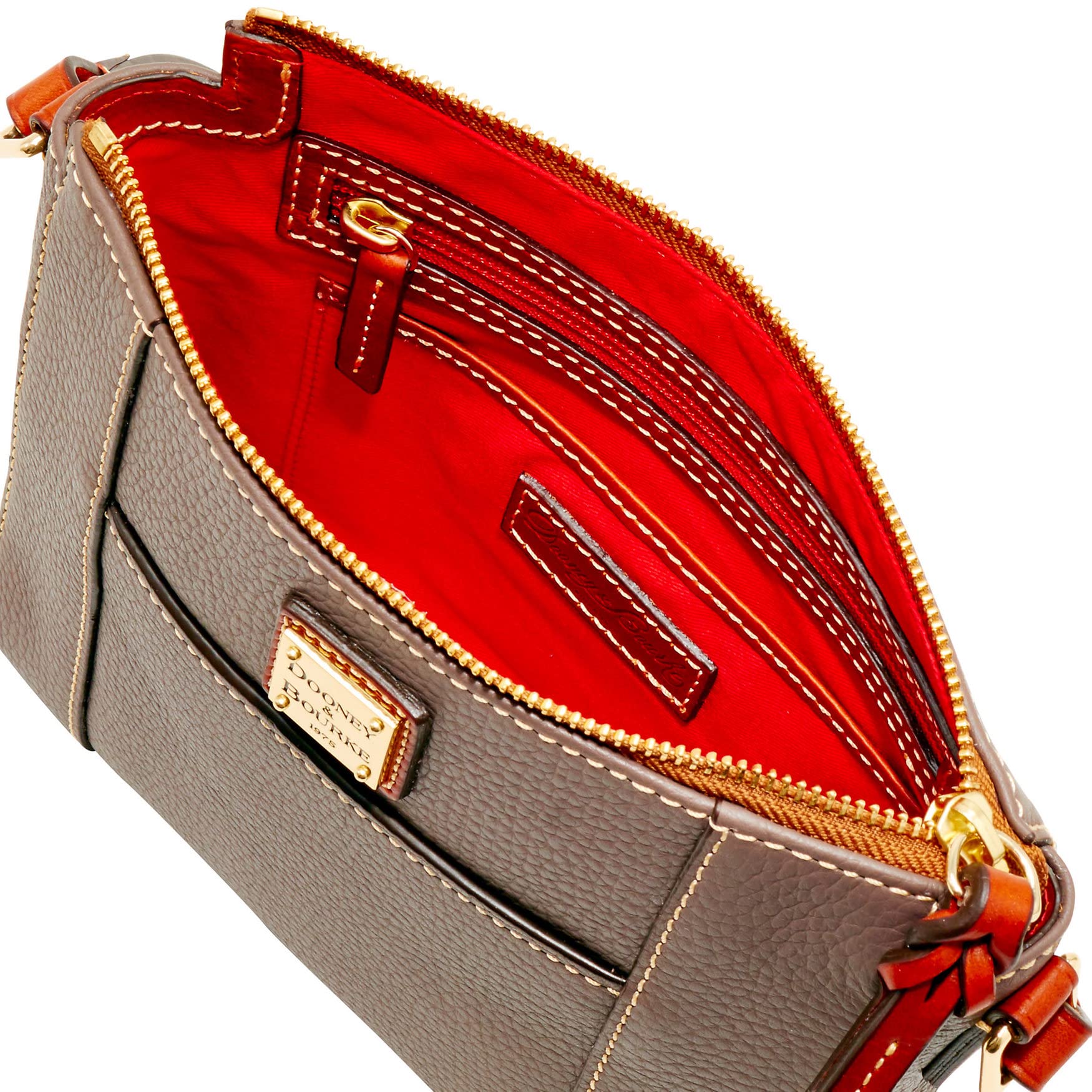 Dooney & Bourke Handbag, Pebble Grain Lexington Crossbody - Elephant