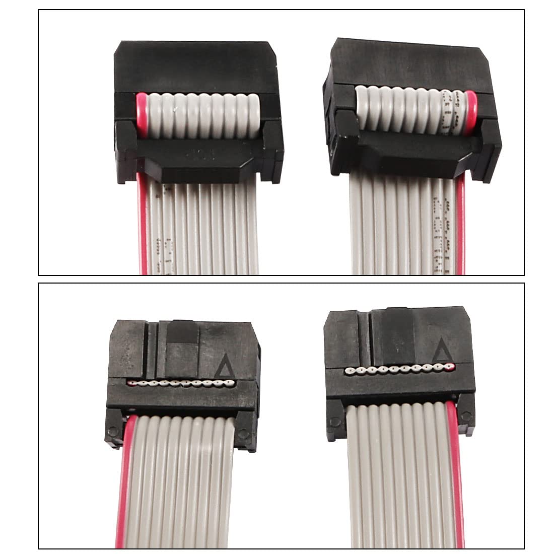 uxcell 2.54mm Pitch 2 Row 10 Pins Female to Female IDC Connector Flat Ribbon Cable 1M