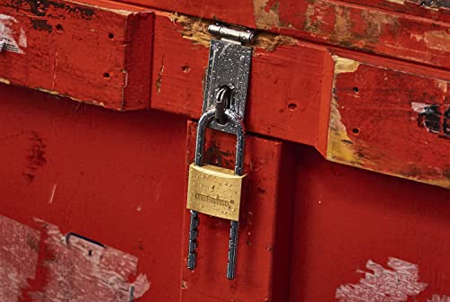 BRINKS - 50mm Commercial Solid Brass Keyed Padlock with Adjustable Shackle - Solid Brass Body with Boron Steel Shackle