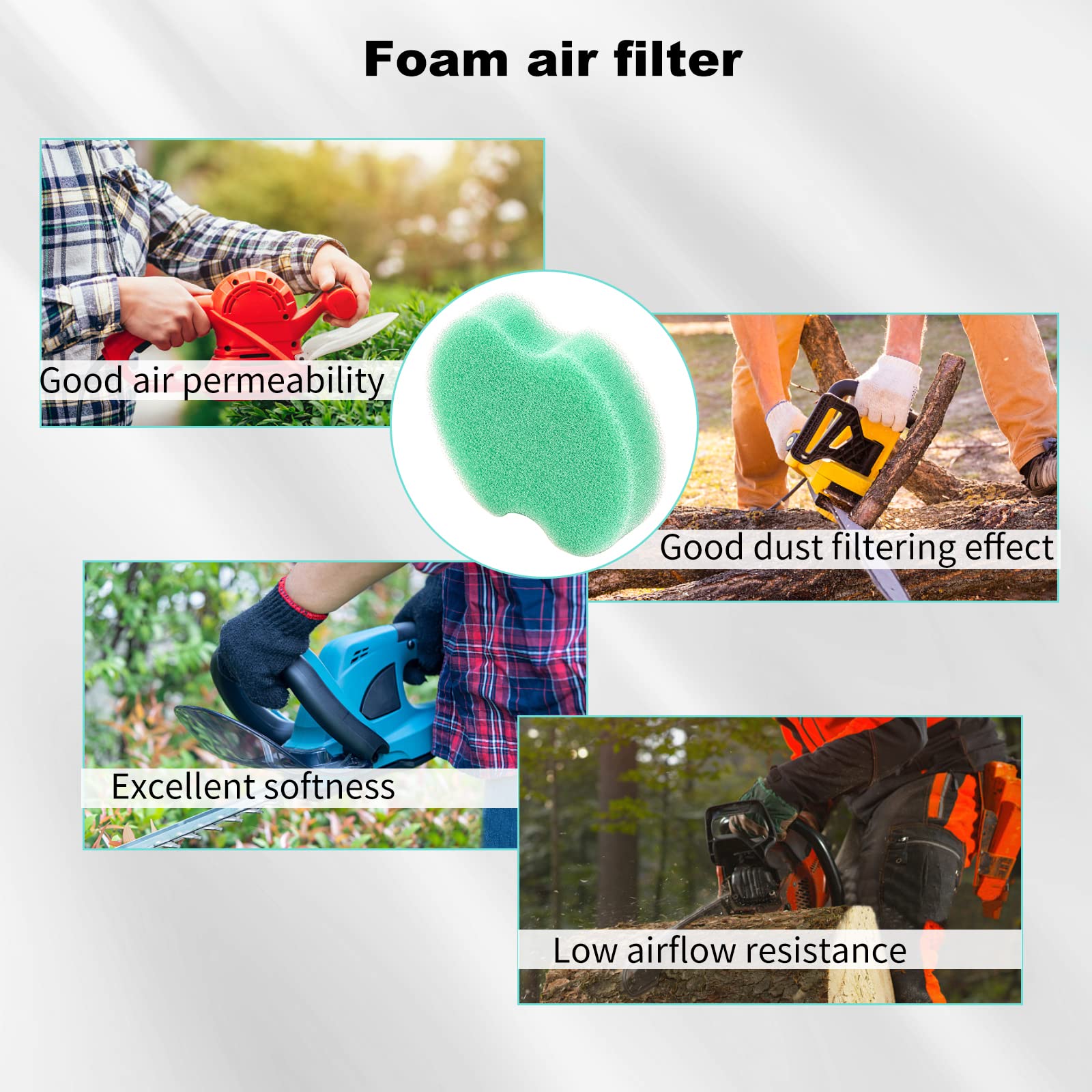 AWSZH Air Filter 69141 Compatible with D92702B Homelite XL-2 Chainsaws for XL 2 Super 2 XL Homelite XL and Super 2 Decomposition Filter (1 PC)