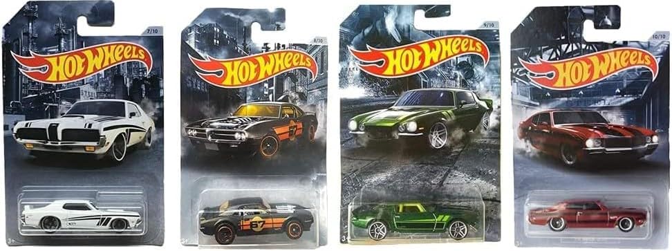 Hot Wheels 2020 American Steel Muscle Cars Complete Set of 10 Diecast Vehicles