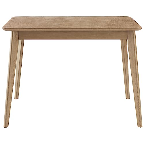 DAIVA CASA Pegasus Rectangular Dining Table - Birch Solid Wood Kitchen & Dining Room Furniture - Mid Century Modern Scandinavian Style β Brown Kitchen Table for Small Space β 40Ρ
24 inch