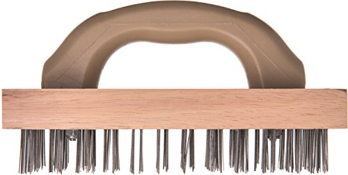 Carlisle FoodService Products 4067600 Ergonomic Steel Butcher Block Scratch Brush, 9-3/8β