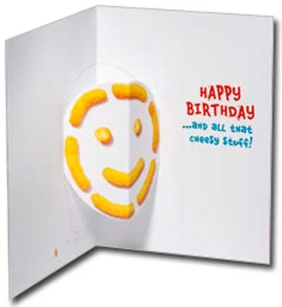 Cheese Puff Cat - Avanti Stand Out Pop Up Birthday Card