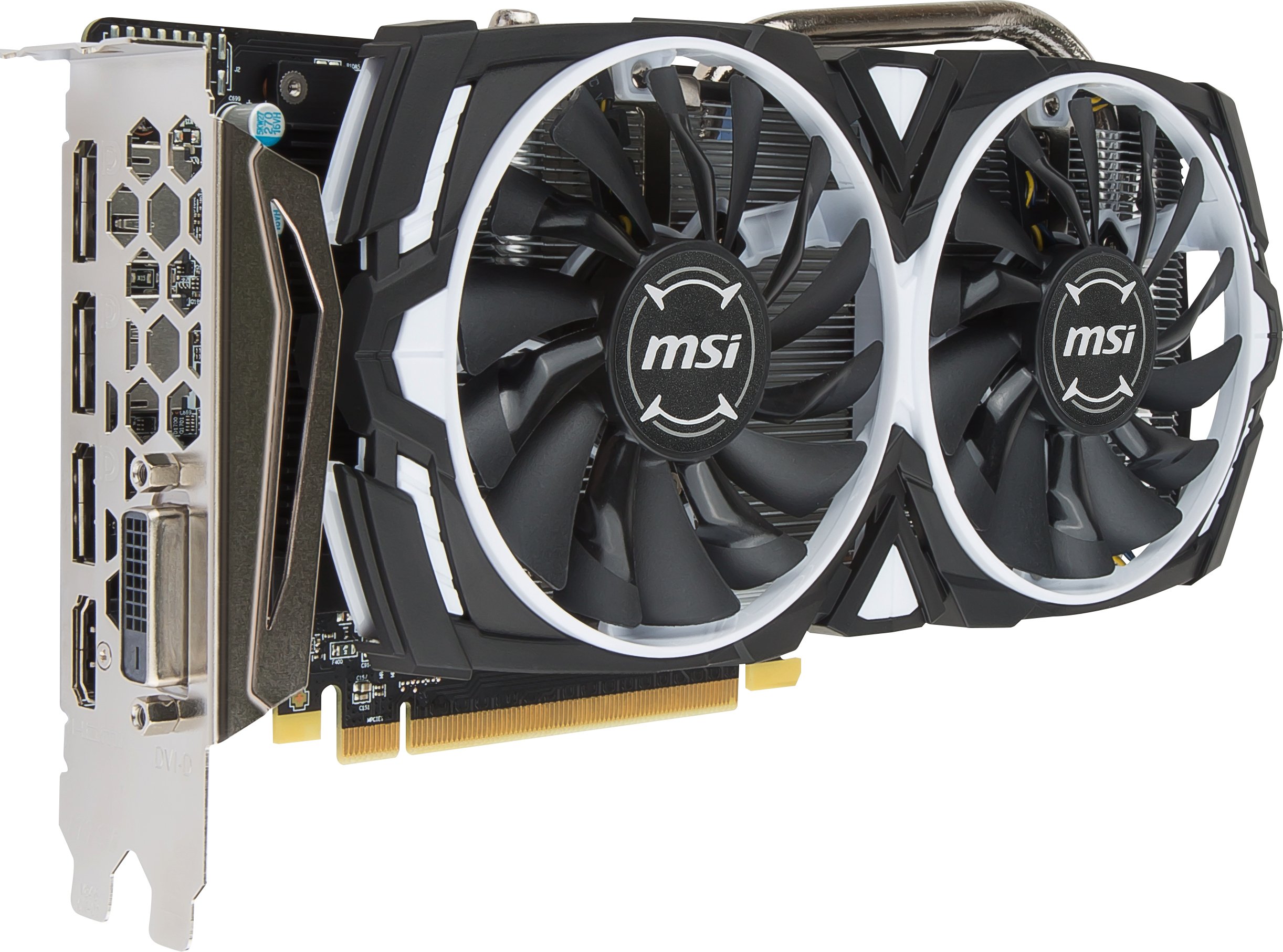 MSI Gaming Radeon RX 570 256-bit 8GB GDRR5 DirectX 12 VR Ready CFX Graphcis Card (RX 570 ARMOR 8G OC)