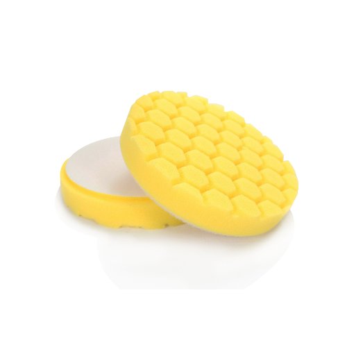 Chemical Guys BUFX_101HEX6 BUFX_101_HEX6 Hex-Logic Heavy Cutting Pad, Yellow (6.5 Inch Pad Made for 6 Inch Backing Plates)