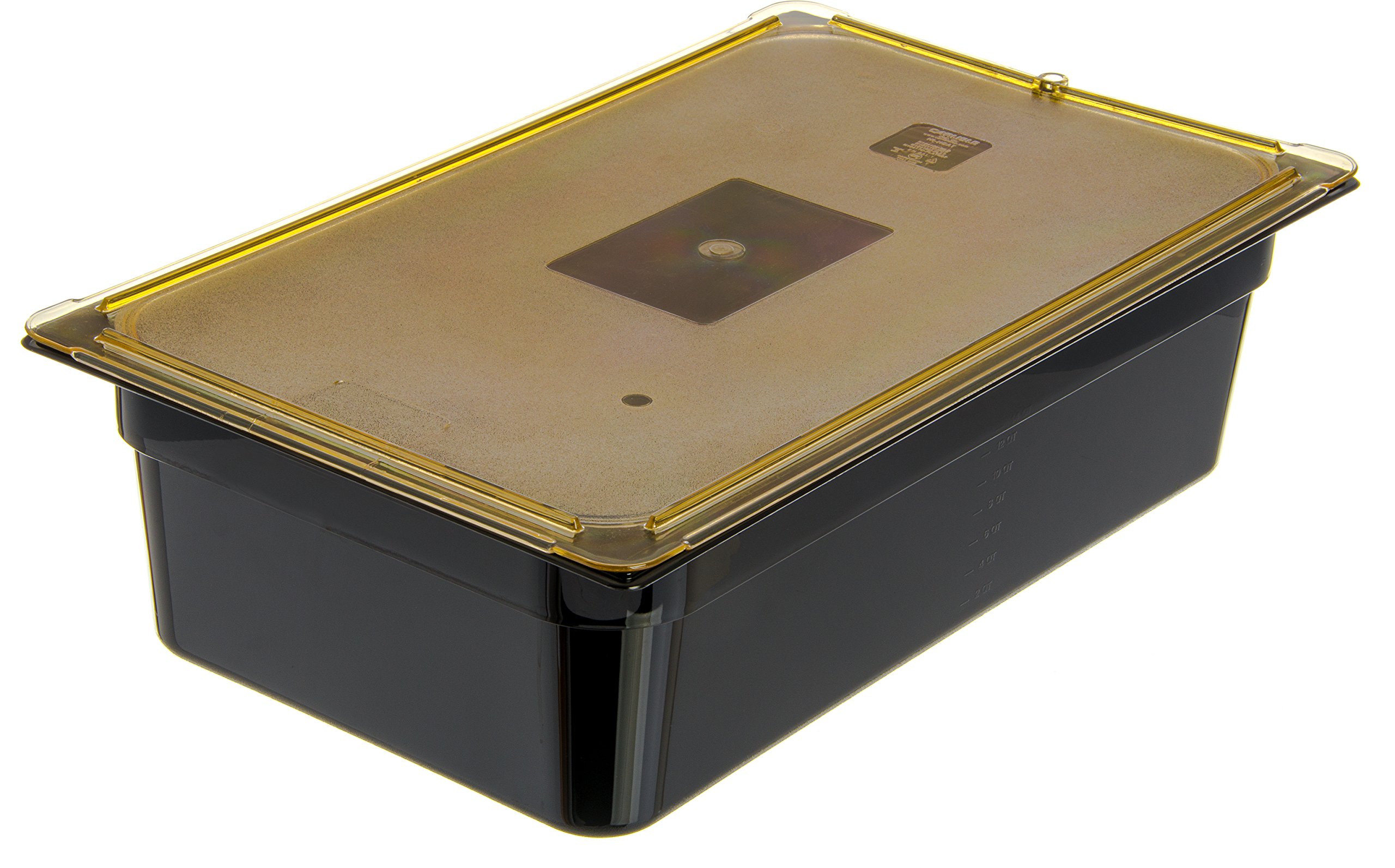 Carlisle FoodService Products 10402B03 StorPlus High Heat Food Pan, 6" Deep, Full Size, Black