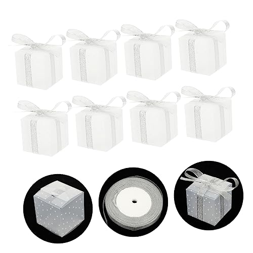 Didiseaon 1 Set candy box plastic to go containers clear cake containers plastic containers macaron candy gift cube cookie pvc portable candy container candy accessory package accessory mini