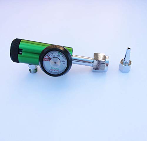 CGA 540 Style Oxygen Regulator - 0 to 15 L/Min (DISS Outlet)