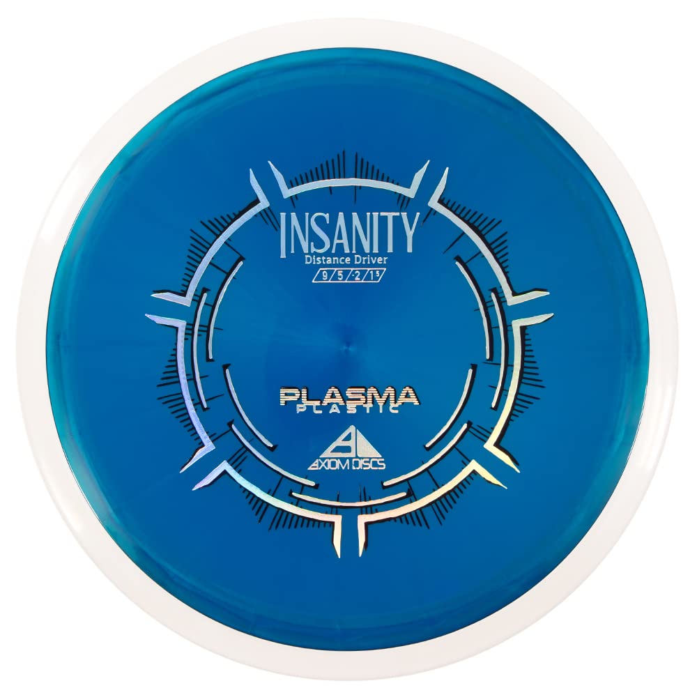 Axiom Discs Plasma Insanity Disc Golf Distance Driver (170-175g / Blue)