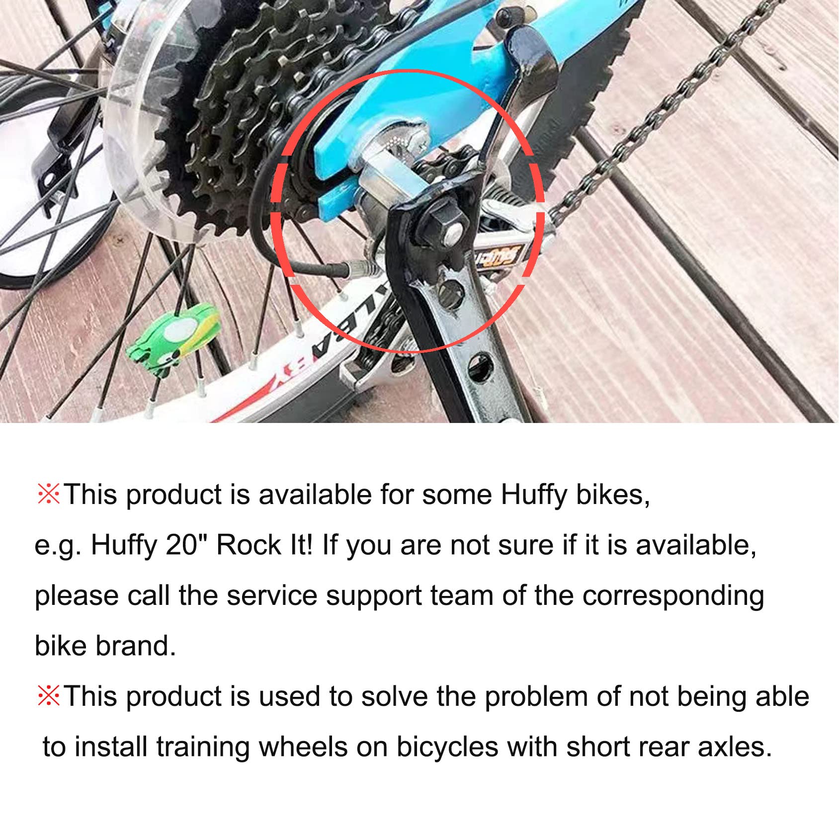 Axle Extenders for Training Wheels,Stabiliser Extension Bolts for 12-20" Wheel Kids Bikes