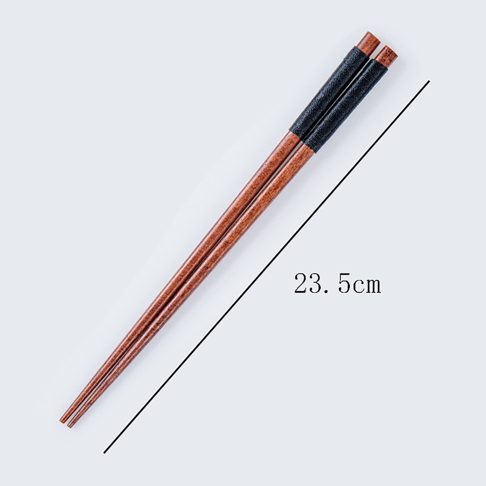 Bigougem Threaded Chopsticks 1 Pair Practical Eating Sushi Chinese Food Tableware Chop Sticks C