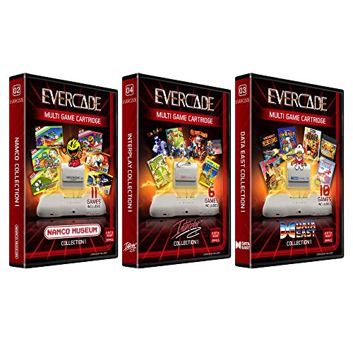 Evercade Premium Pack [EU] Includes 3 Cartridges: Atari Volume 1, Namco Museum Volume 1, and Interplay Volume 1