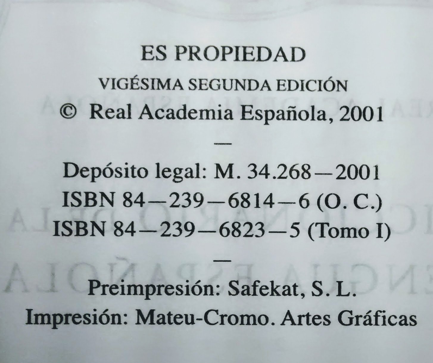 Diccionario de la Lengua Espanola (Spanish Edition) (2 volumes)