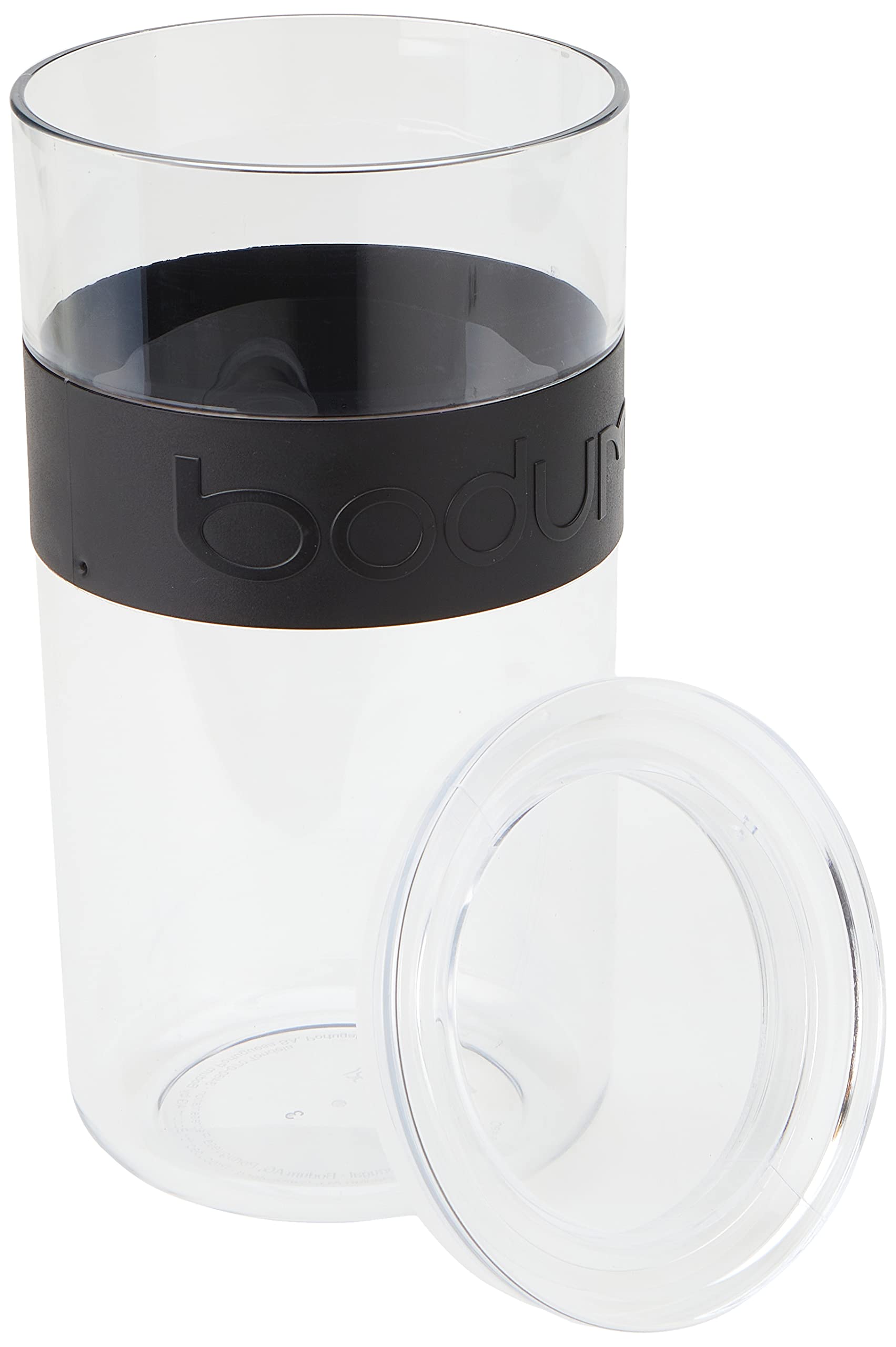 Bodum Presso Shatterproof Storage Jar 12 Piece Set, Black