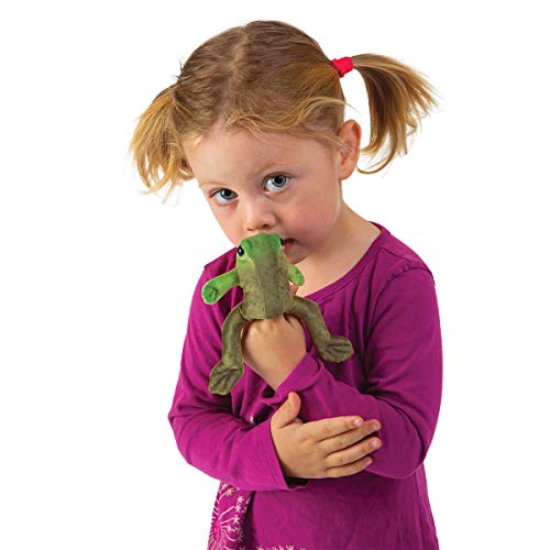 Folkmanis Mini Sitting Frog, Green/A
