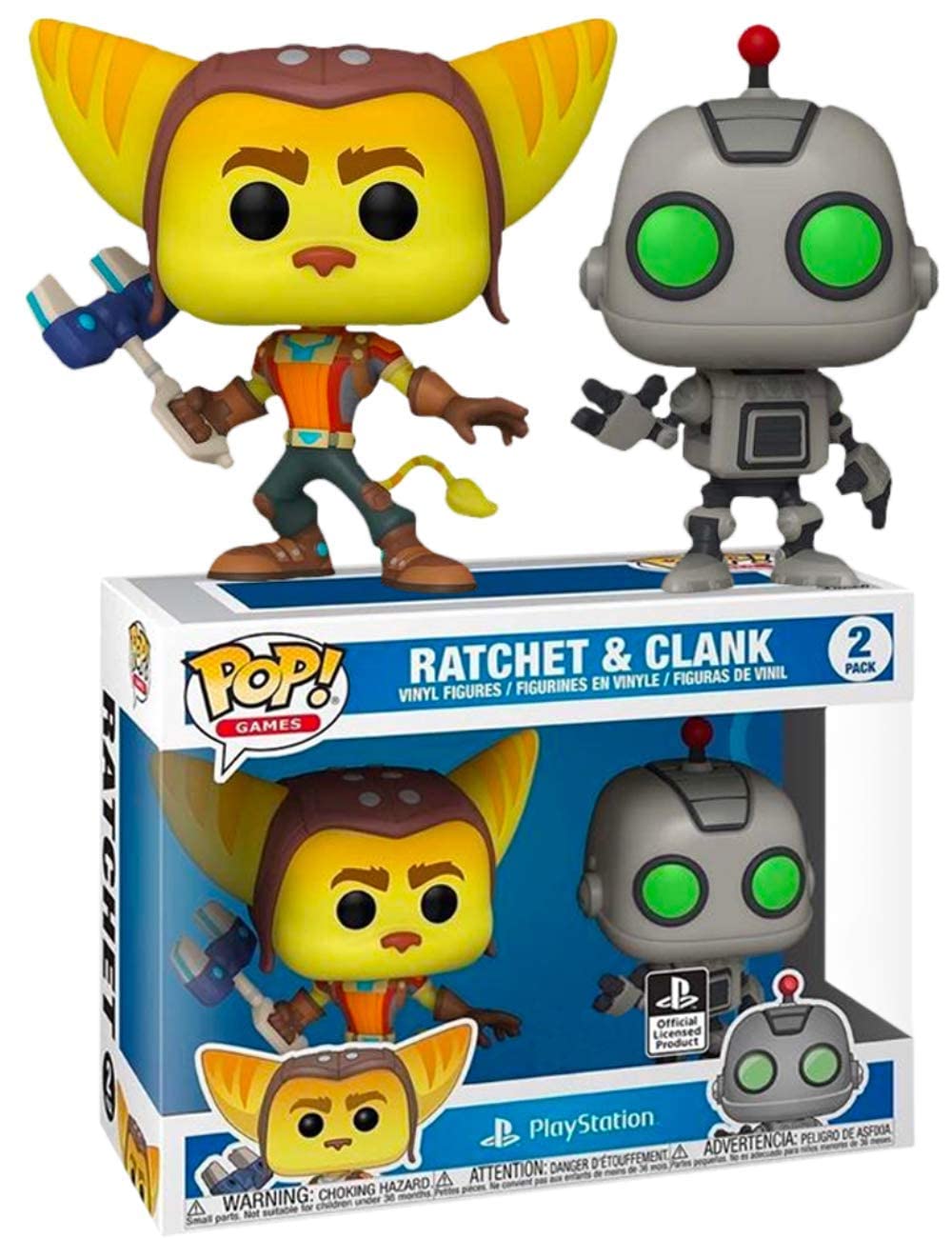 Funko Pop! Ratchet and Clank Playstation Exclusive 2 Pack