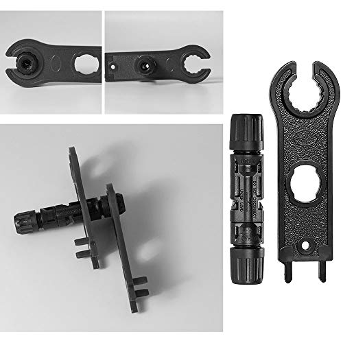 Carkio Solar Crimping Tools Crimper Compatible with Solar Panel 2.5-6.0mm² PV Cable and Connector Male Female Solar Cable Connection