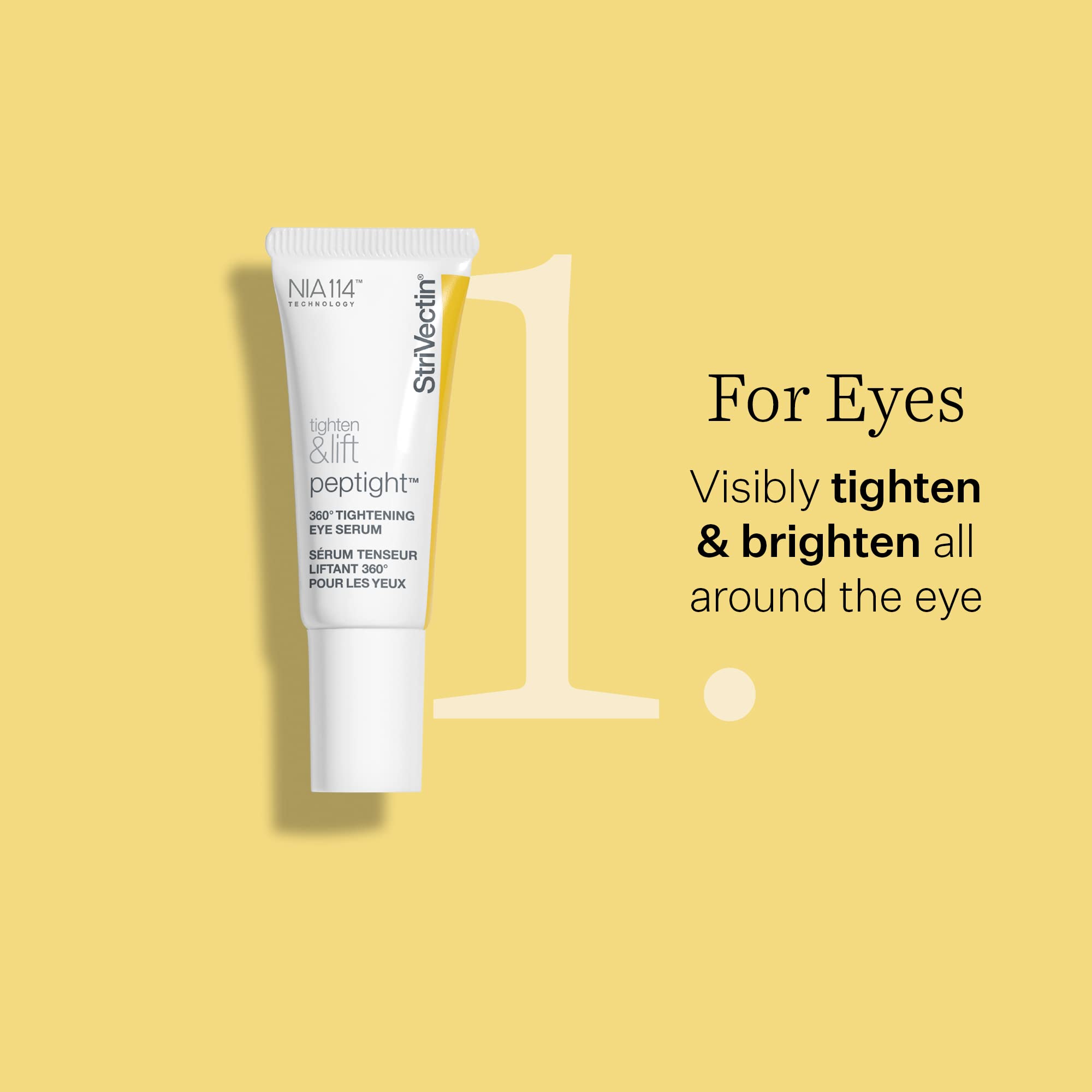 StriVectin Power Starters Tighten & Lift Trio for Face, Eye and Neck, with Niacin and Vitamin B3, Full-Size Routine , 3 Count (Pack of 1)