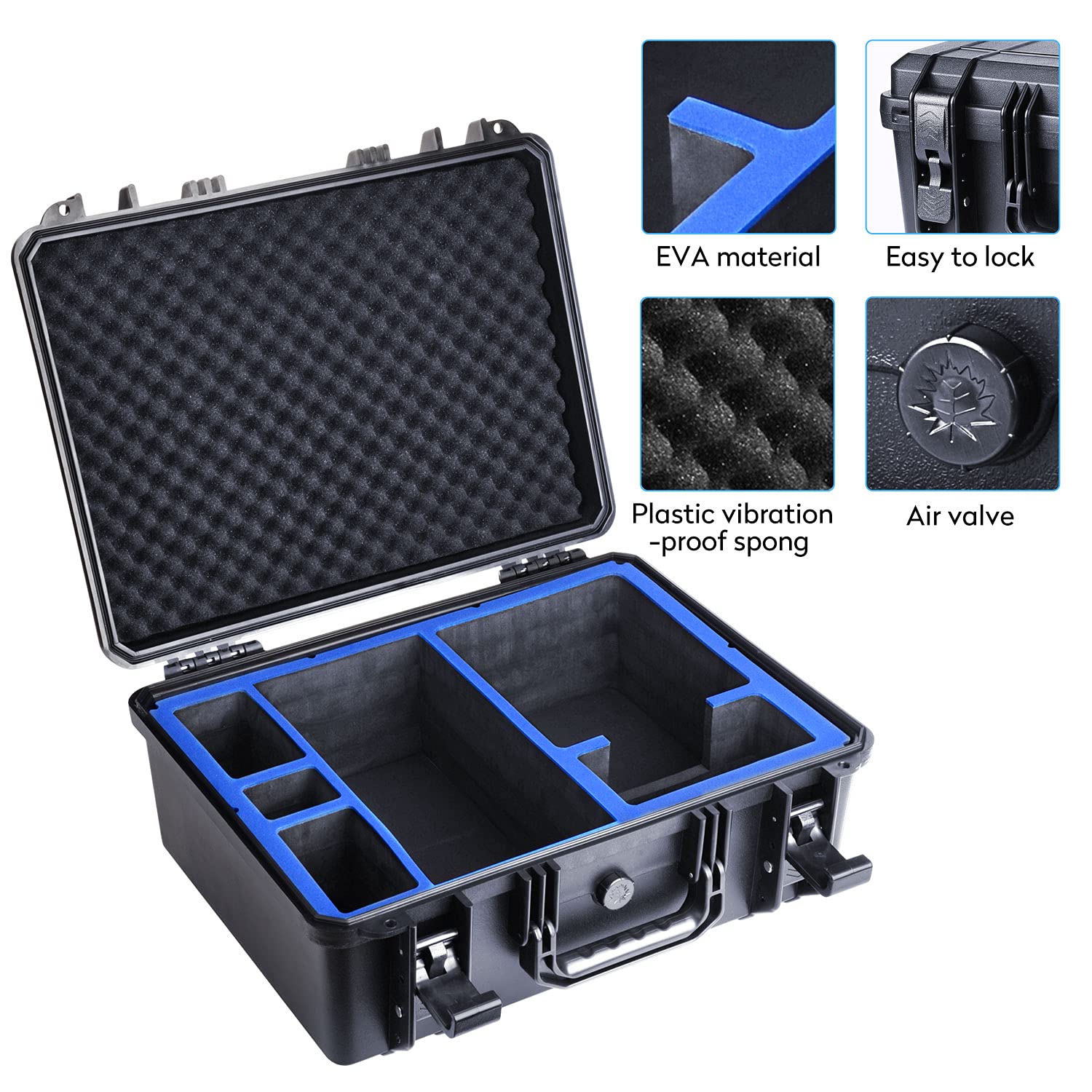 KANG YU Hard Shell Travel Carrying Case bag Compatible with Xbox Series X Games Accessories with Removable ergonomic strap Anti-fall shockproof Waterproof backpack