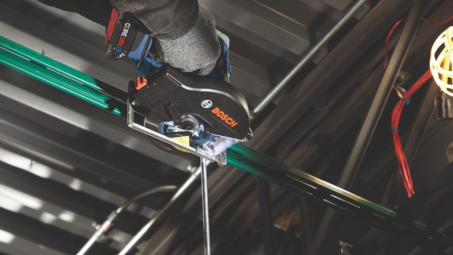 Bosch GKM18V-20N-RT 18V Lithium-Ion 5-3/8 in. Cordless Metal-Cutting Circular Saw (Tool Only) (Renewed)