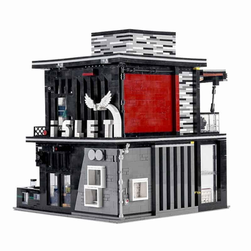 General Jim's Pub and Restaurant City Modular Building Blocks Toy Bricks Set Two Level Amazingly Detailed Building Bricks MOC Toy Set - for Teens and Adults