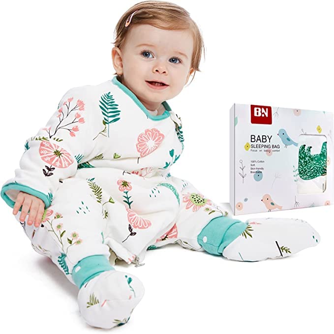 BN Toddler Footie Sleeping Sack with legs and sleeves - Sleeping Bag 3-4 Years Old(New polor Winter l)
