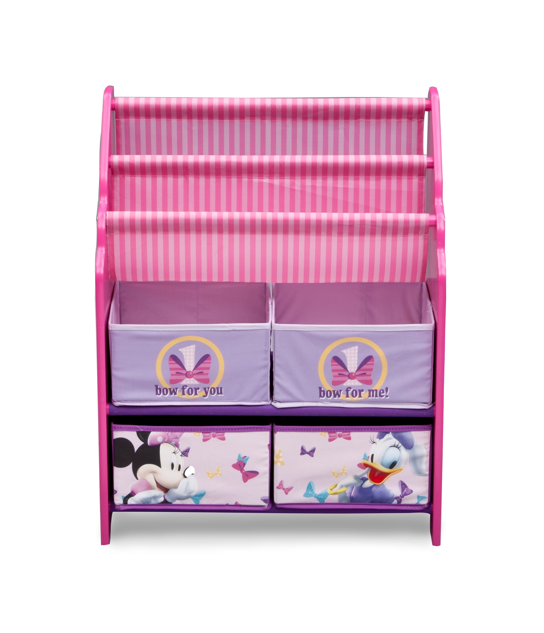 Disney Minnie Mouse Book and Toy Organizer, Multicolor