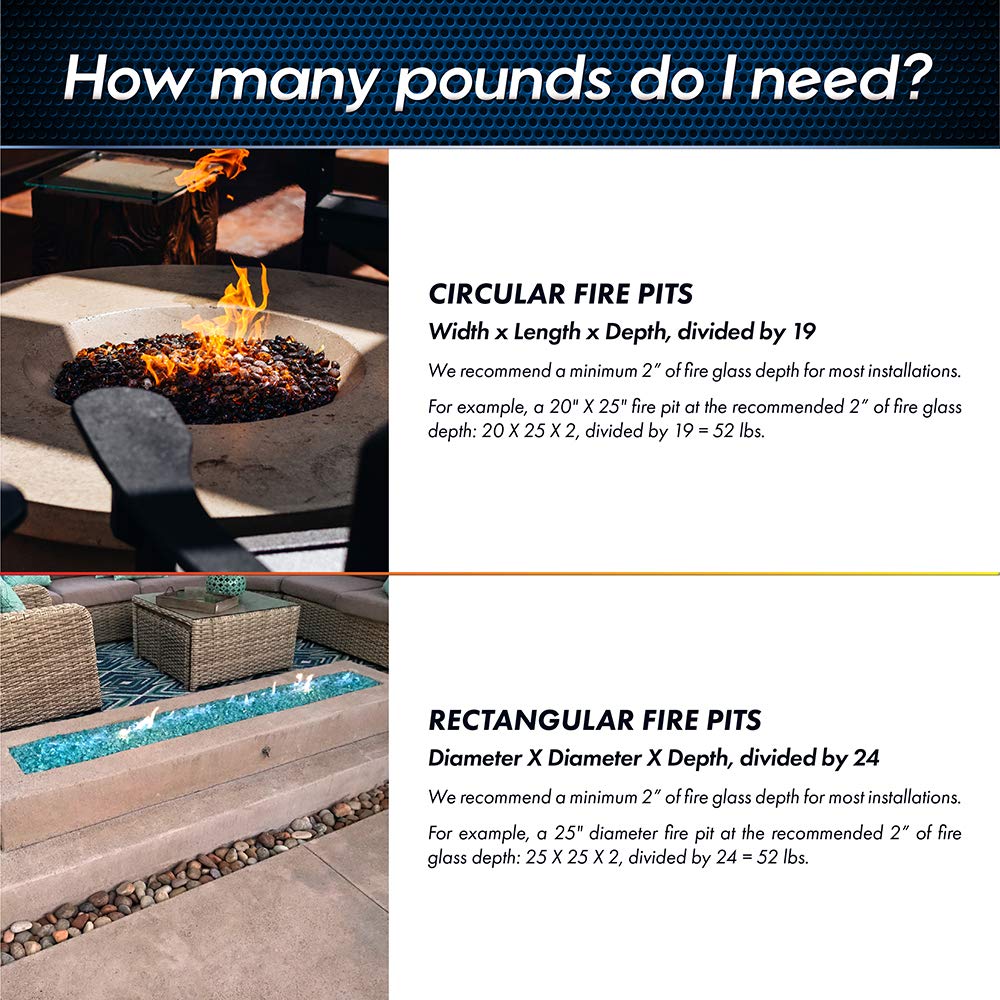 Black Cherry - Crushed Fire Glass Blend for Indoor and Outdoor Fire Pits or Fireplaces | 10 Pounds | 3/8 Inch - 3/4 Inch