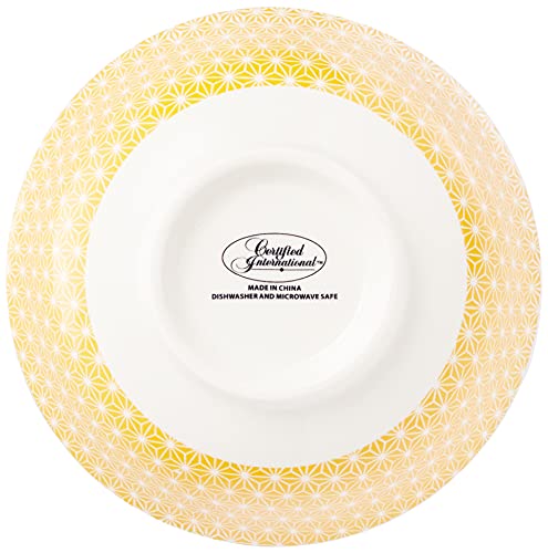 Certified International Porcelain Chelsea 6.25"Bowls, Set of 6,Multicolored