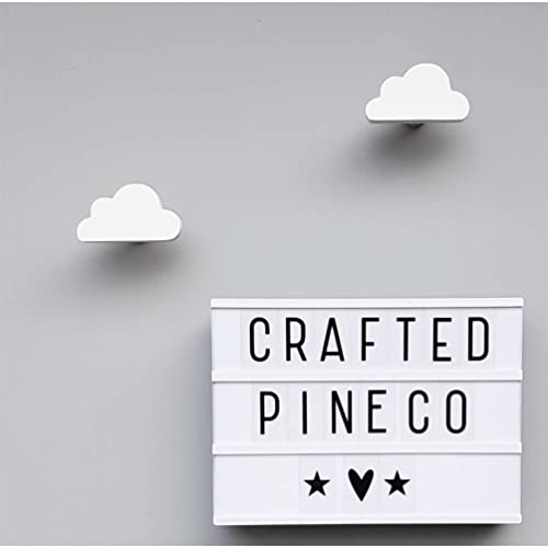 Cabilock 4pcs Hanger Hooks Cloud Wall Hanger Bathroom Wall Hooks Magnetic Goose Cloud Hook Wall Storage Shelf Decoration Hat Wooden Decor Wooden Wall Hooks Child Wall Hanging Key Cabinet