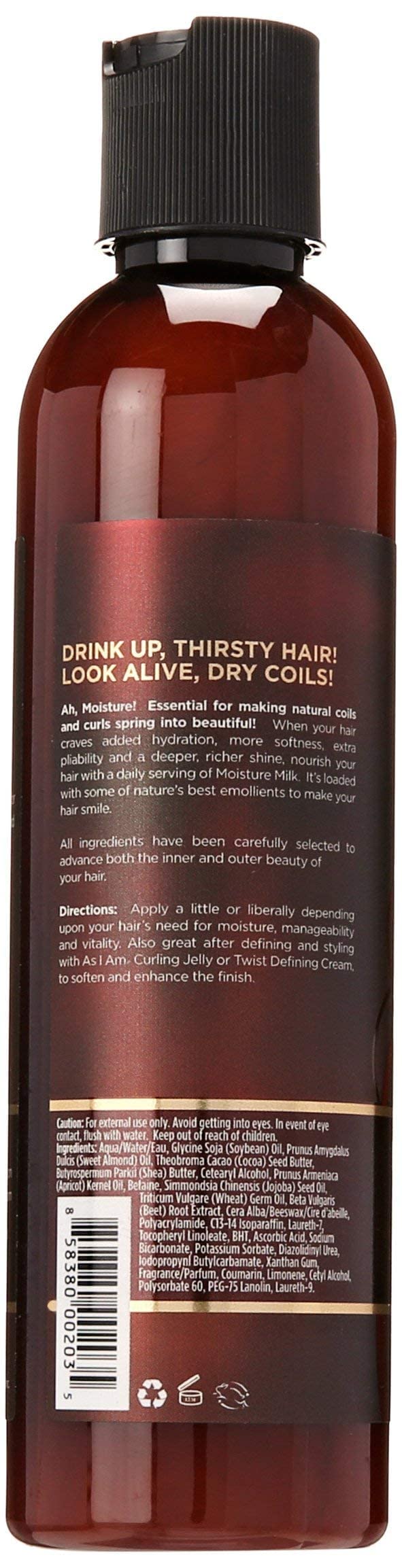 AS I AM Moisture Milk Daily Hair Revitalizer, 8 Oz (566890)