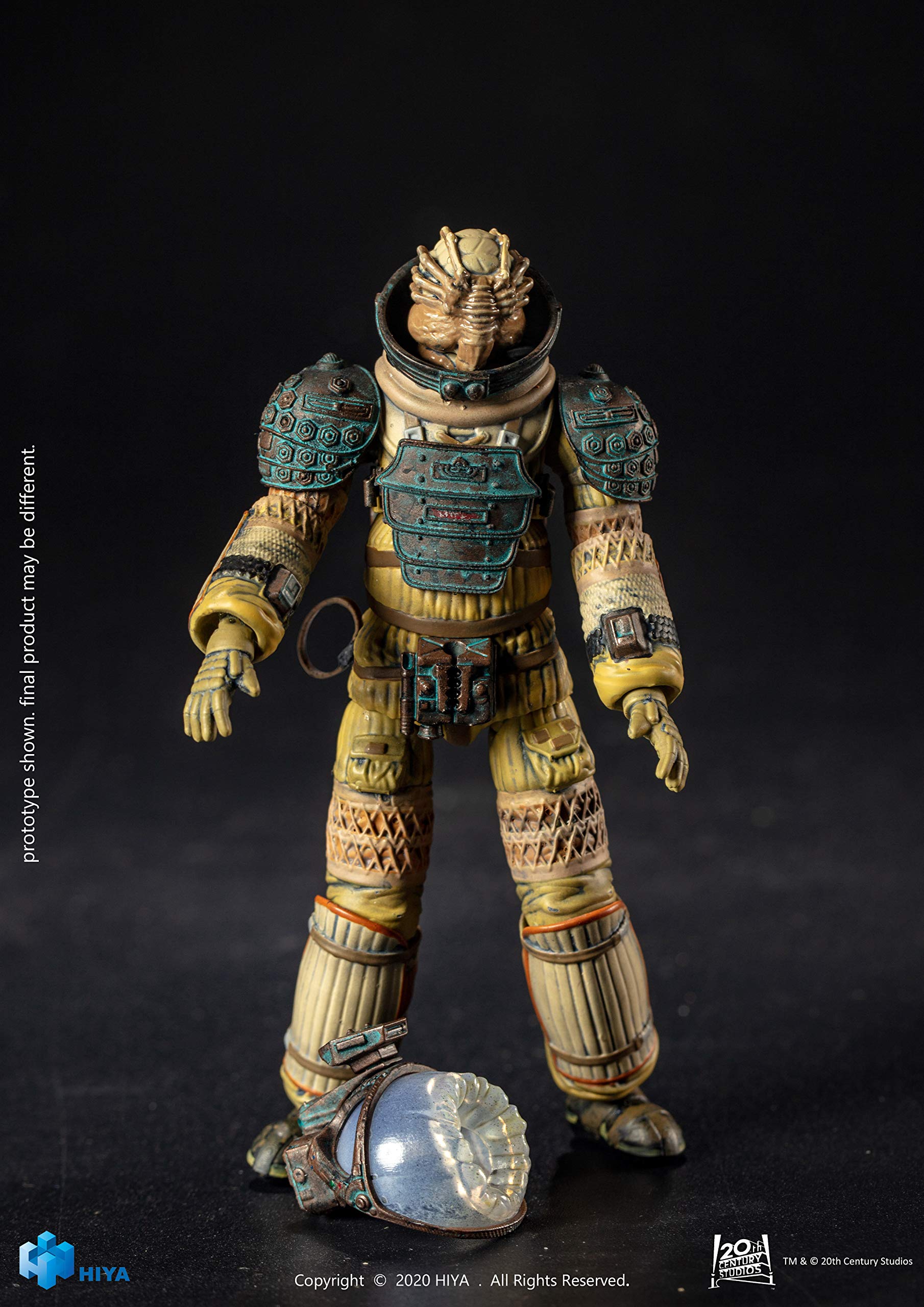 Hiya Toys Alien: Kane 1:18 Scale Action Figure, Multicolor