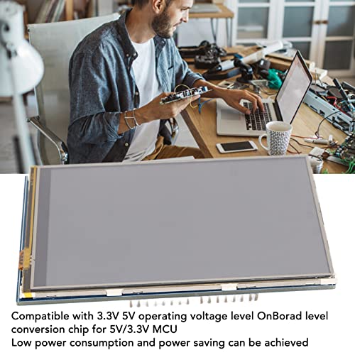 BOTEGRA LCD Display Screen Module, LCD Display 3.95in Low Power Consumption Light Weight 6 LED Practical for Development Board