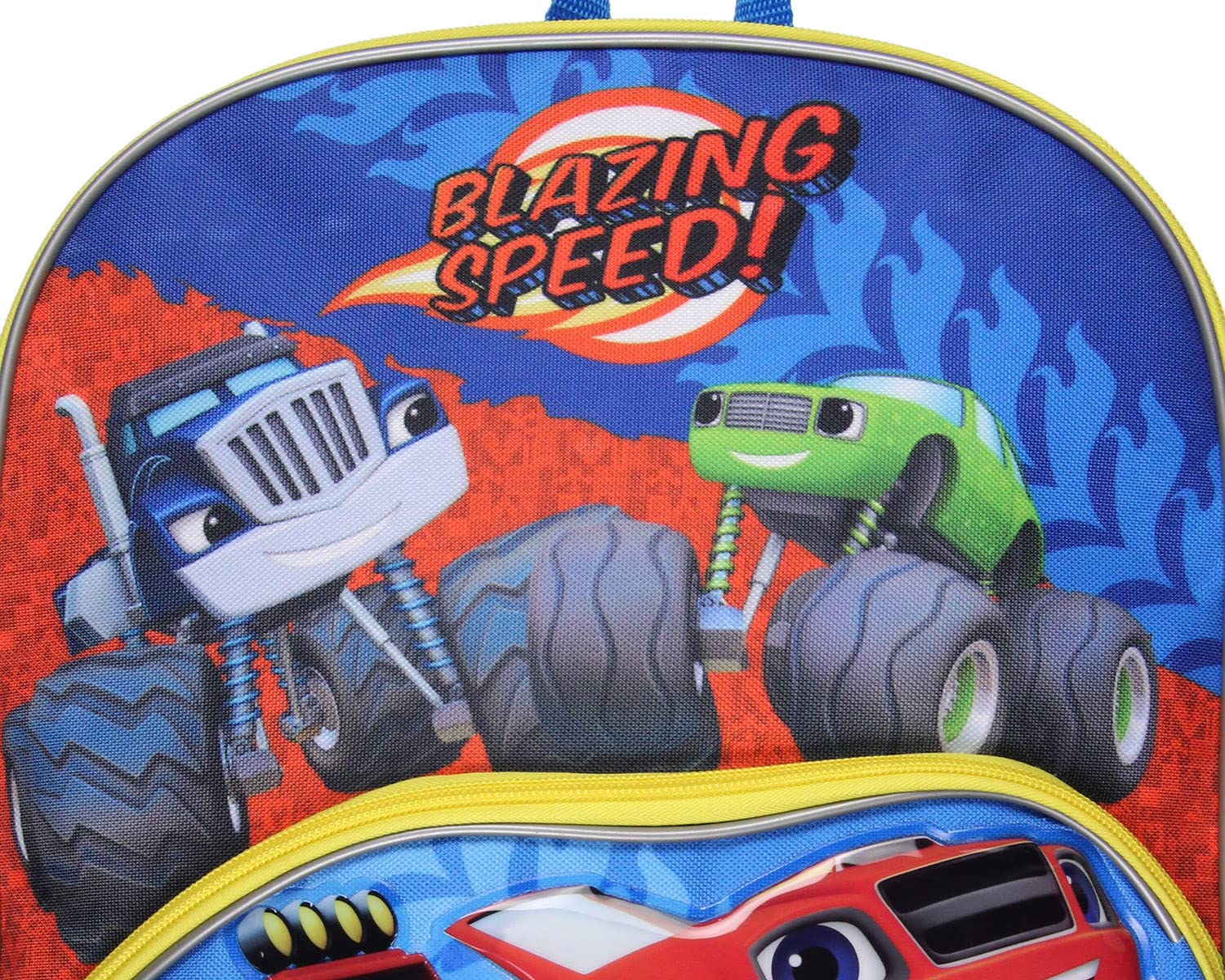 Bioworld Blaze and the Monster Machines Backpack 3D Blazing Speed School Travel Backpack