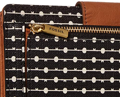 Fossil Women's Logan Leather RFID-Blocking Tab Clutch Wallet