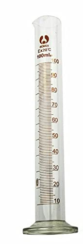 BioRing Alcohol Hydrometer 0-100% Accurate Meter for Whiskey Moonshine Distill Test Jar (Wood Box+Glass jar)
