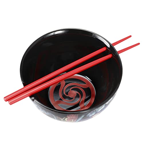 Bioworld Jujutsu Kaisen Yuji And Sukuna 20 oz Ramen Bowl With Chopsticks