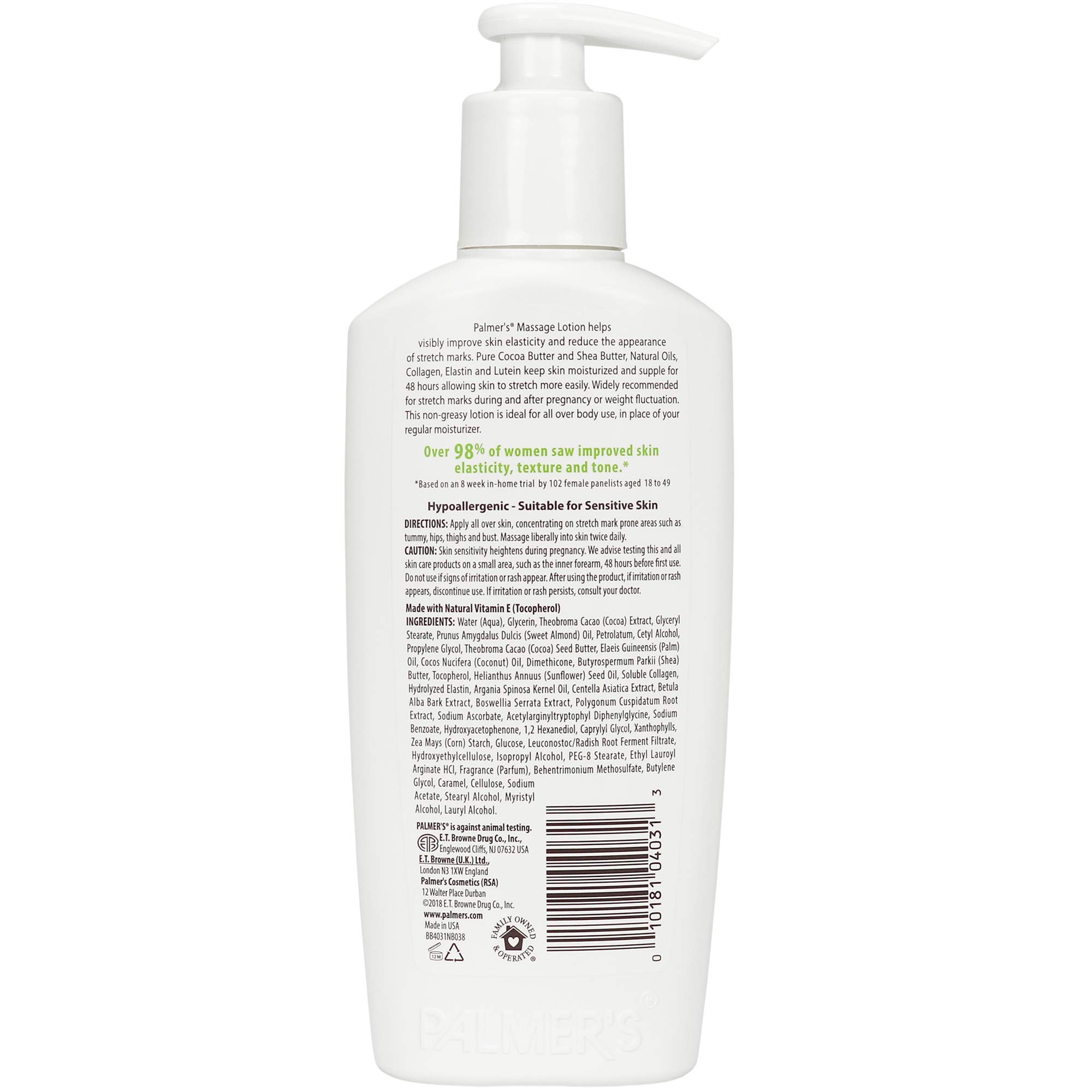 Palmer's Cocoa Butter Formula Massage Lotion For Stretch Marks with Vitamin E and Shea Butter Women Body Lotion, 8.5 Ounce (Pack of 2)