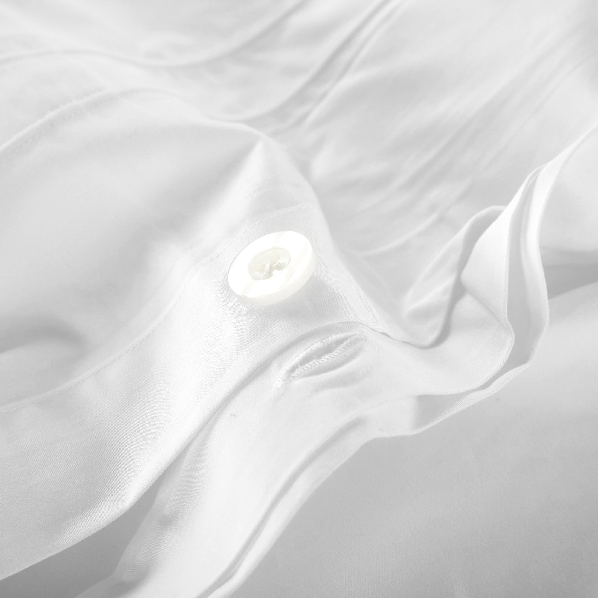 CASA BOLAJ DESIGNED TO DREAM Triomphe Collection 3 Pieces Do Not Include Filling White Color King Size Duvet Cover Set 100% Egyptian Cotton Sateen 400 Thread Count Luxury Handcraft(White,King)