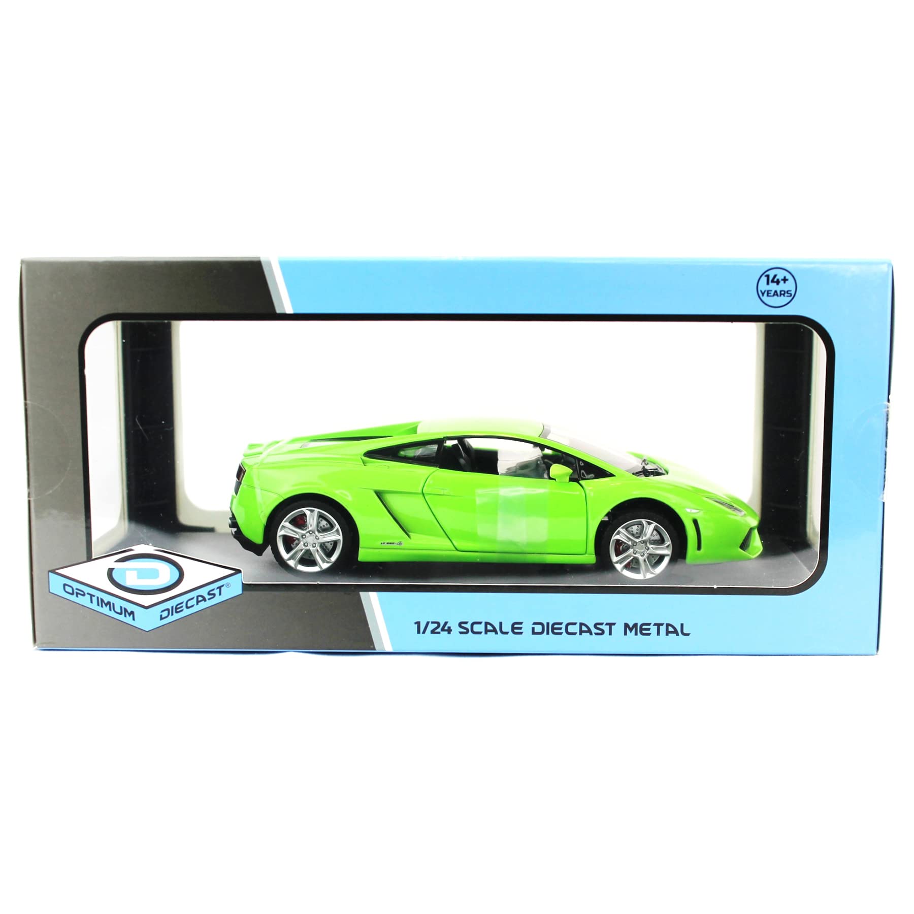 Motor city classics 1:24 2013 Lamborghini Gallardo LP560-4-Green - Optimum Diecast