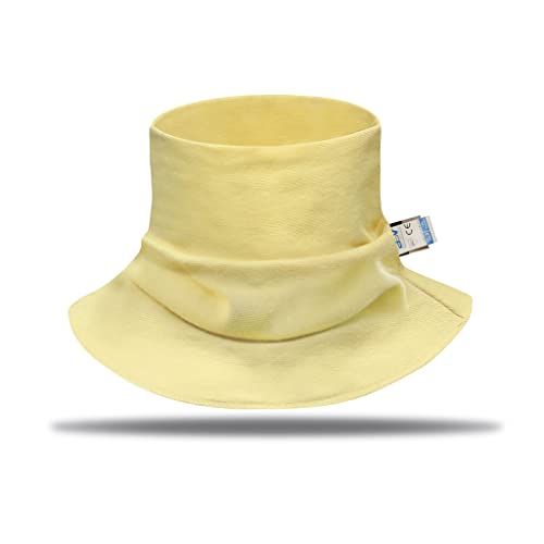 BSV Welding Neck Protector - Cut, Scratch, Flame & Heat Resistant, 100% made with Double Layered DuPont Kevlar - Unisex, Large, Yellow