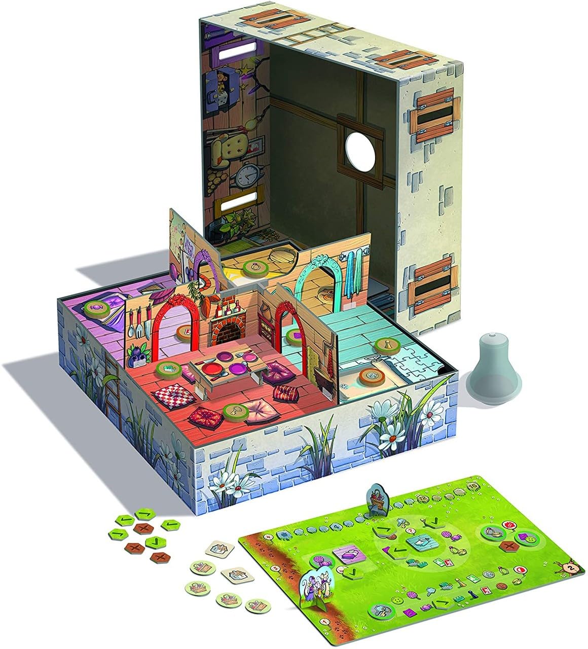 GIGAMIC Peek-A-Mouse | Cooperative Game for Kids and Families | Ages 5+ | 2 to 6 Players | 20 Minutes