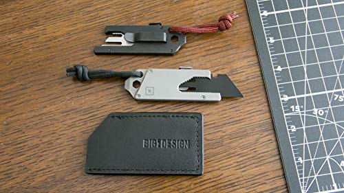 BIG IDEA DESIGN TPT Slide : Titanium Pocket Tool (Matte Black)