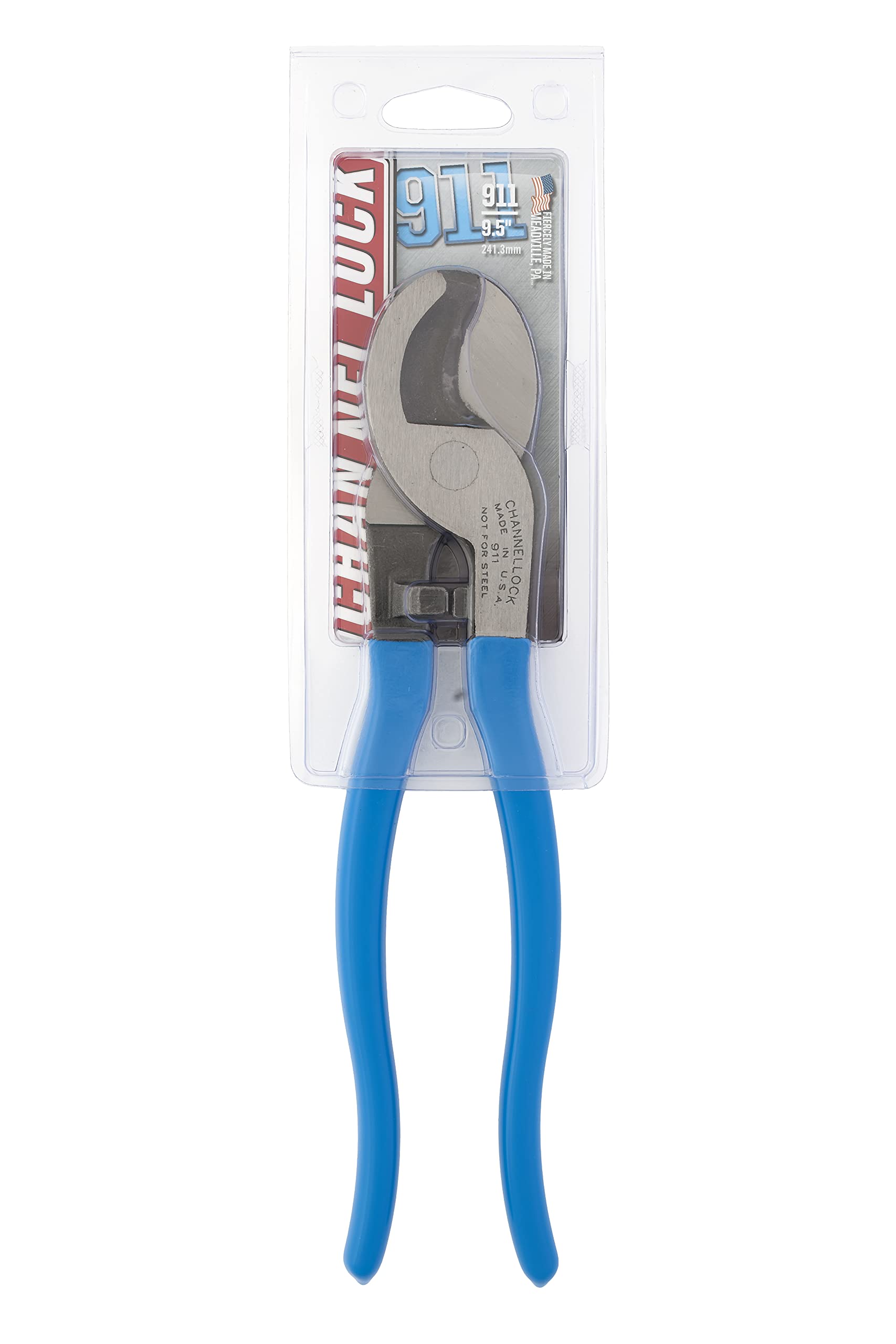 Channellock Cable Cutter, Shear Cut, 9-1/2 In